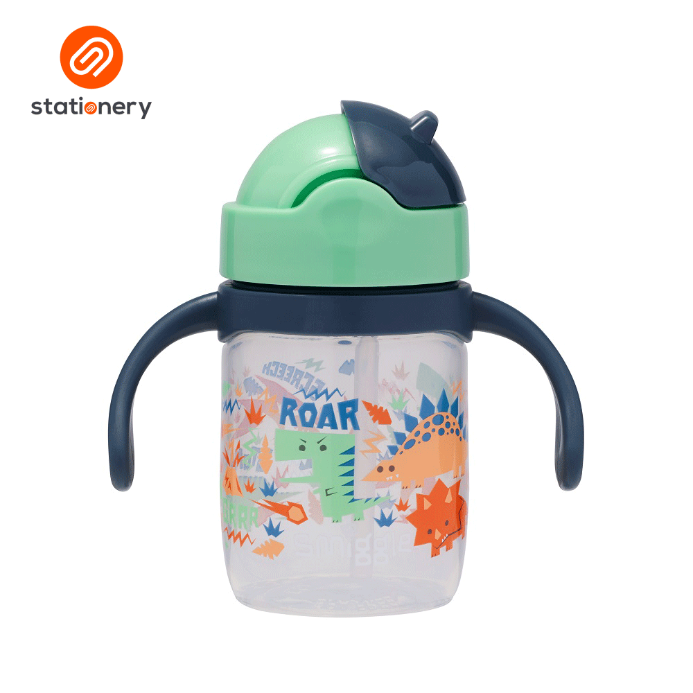 Smiggle Over And Under Teeny Tiny Plastic Sippy Bottle 230mL - Grey – SM Stationery