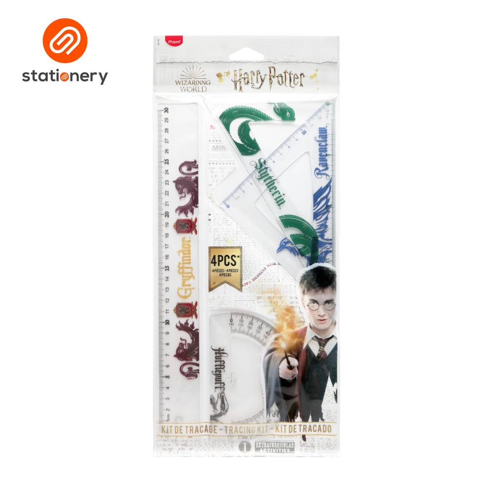 Maped Harry Potter Math Set of 4 in 1 Ruler – SM Stationery
