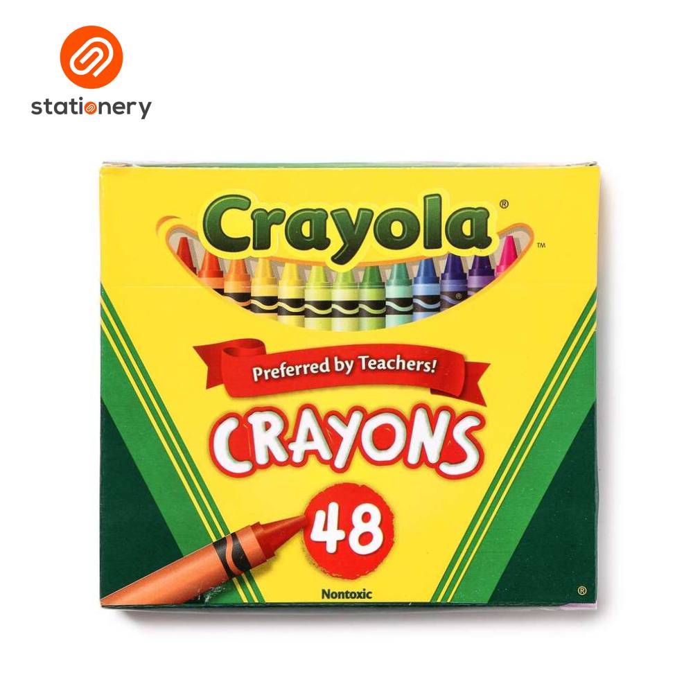 Crayola Wax Crayons 48 Colors – SM Stationery