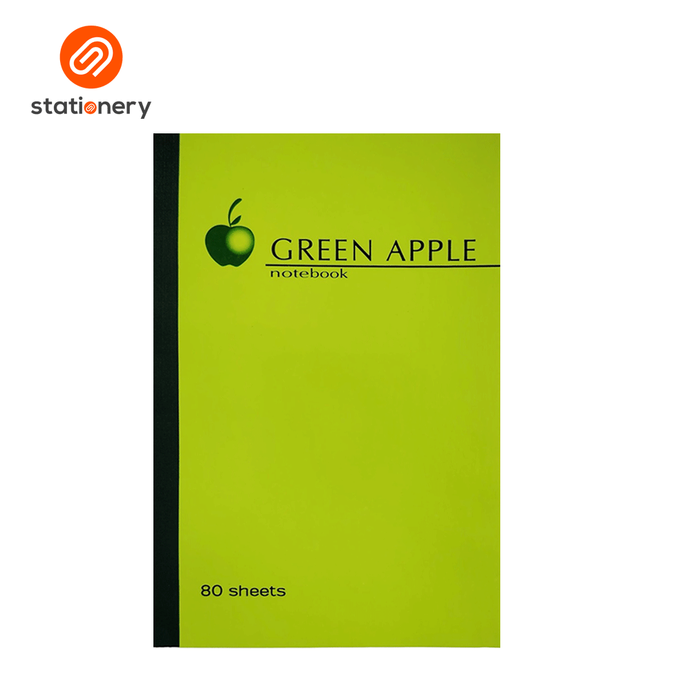 Green Apple Padded Notebook 80lvs – SM Stationery