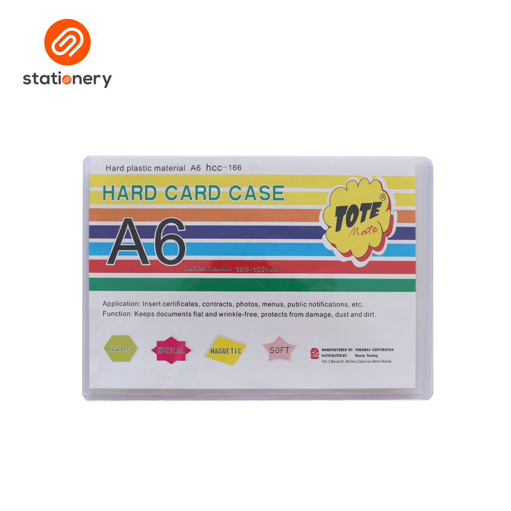 Hard Card Case A6 – SM Stationery