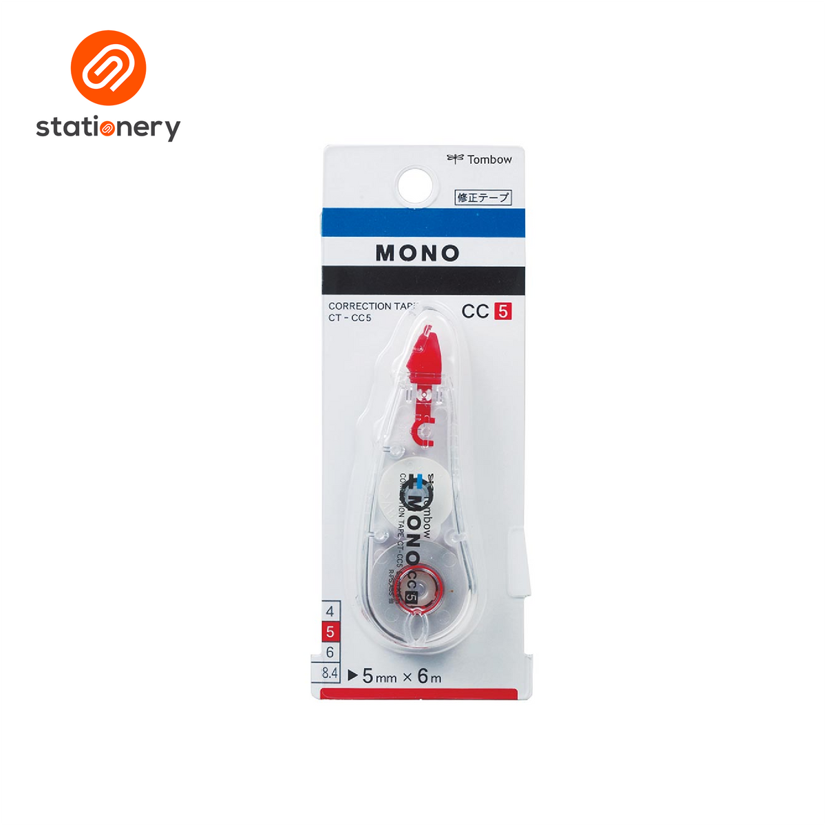 Tombow MONO Correction Tape CT-CC5 (5mm × 6m) – SM Stationery