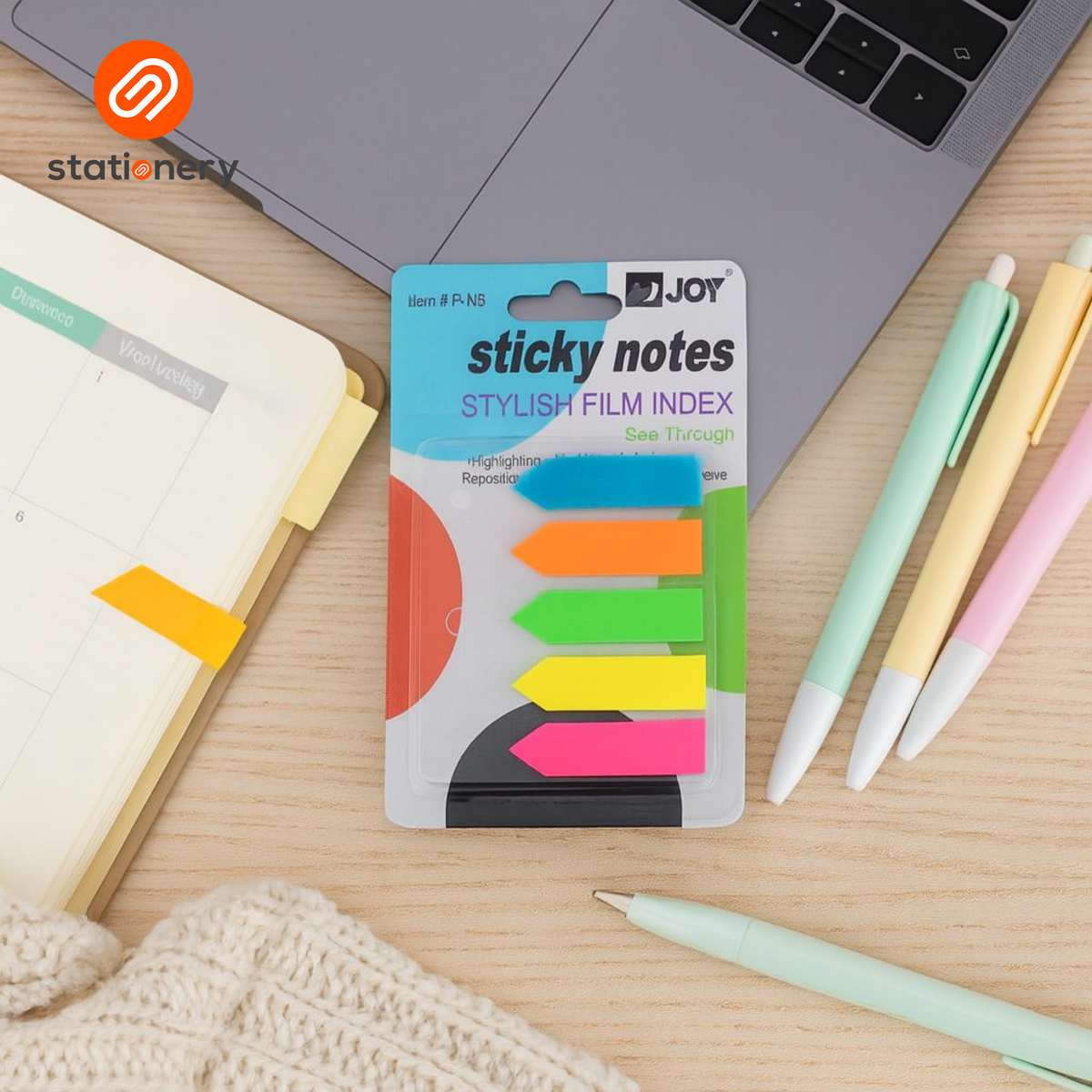Joy Sticky Notes Stylish Film Index P-N5 - 125 Sheets – SM Stationery