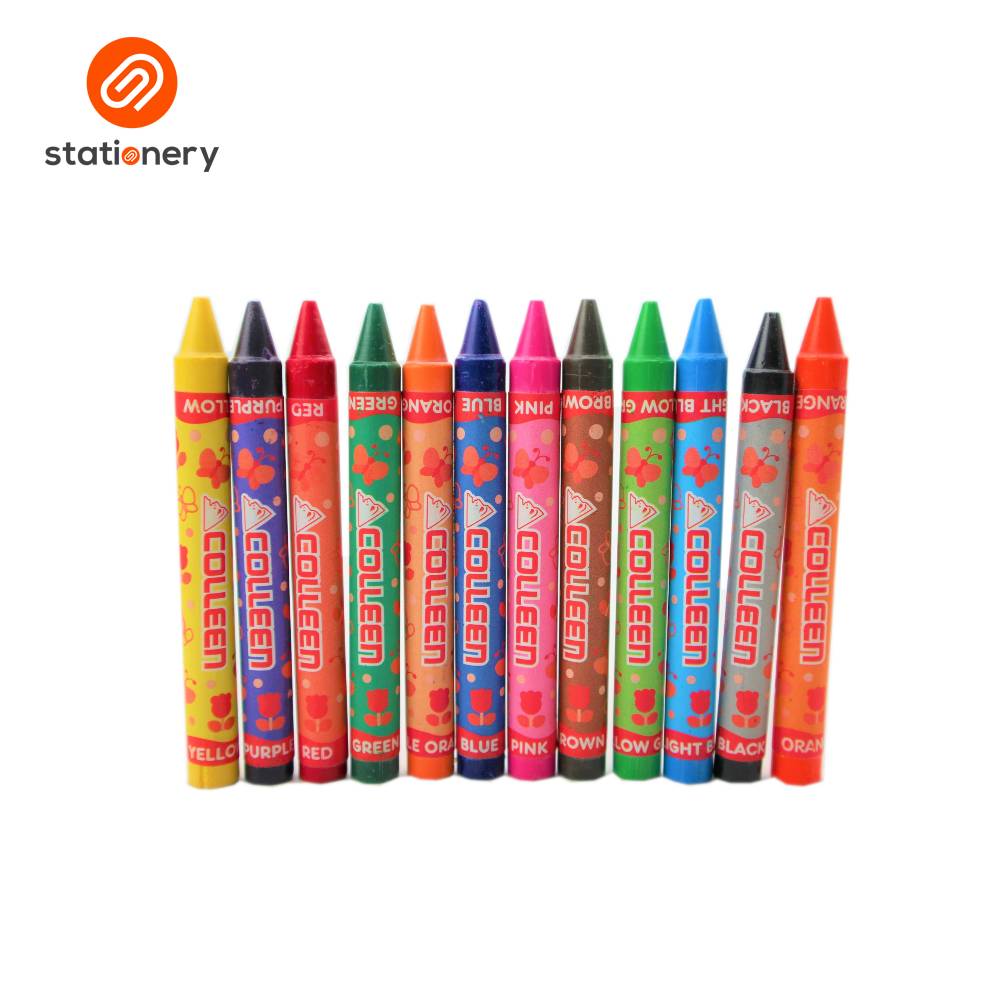 Colleen Jumbo Crayons - 12 Colors – SM Stationery