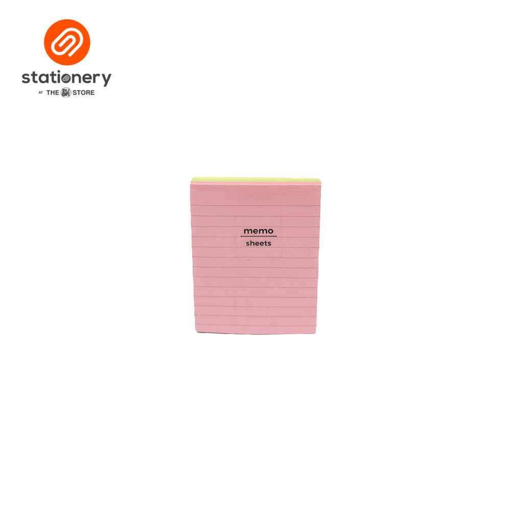 Padded Memo Pad Ruled Colored - 7x9cm (Small) – SM Stationery