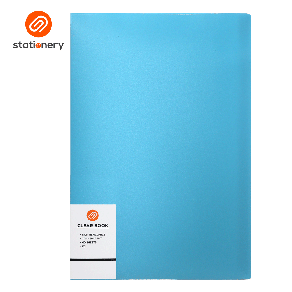Stationery Clear Book FC – SM Stationery