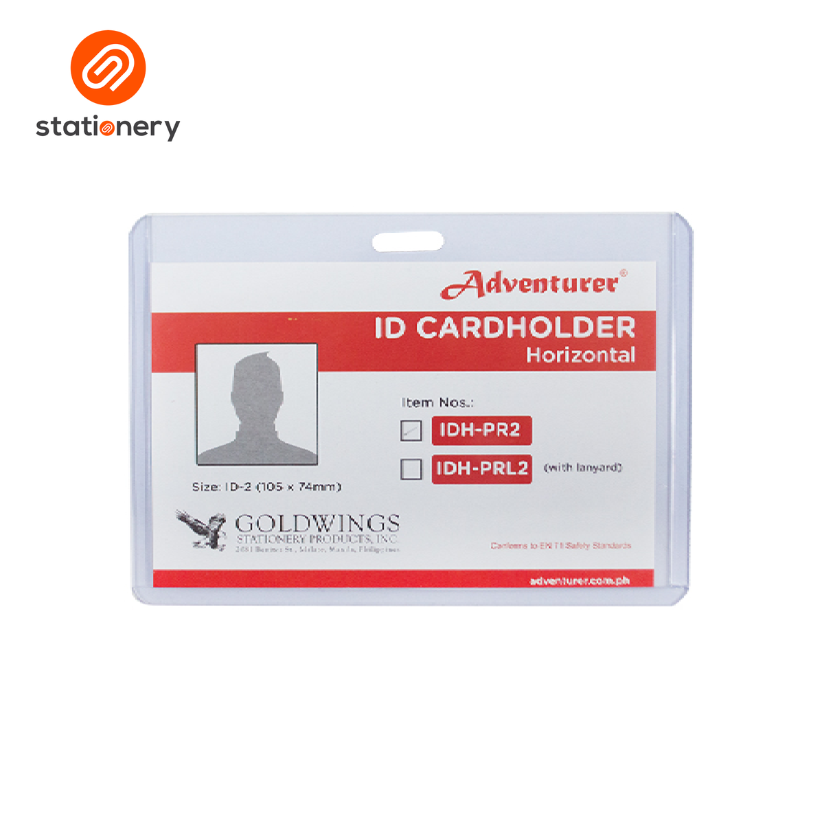 Adventurer ID Card Case IDH-PR2 105x74mm - Horizontal – SM Stationery