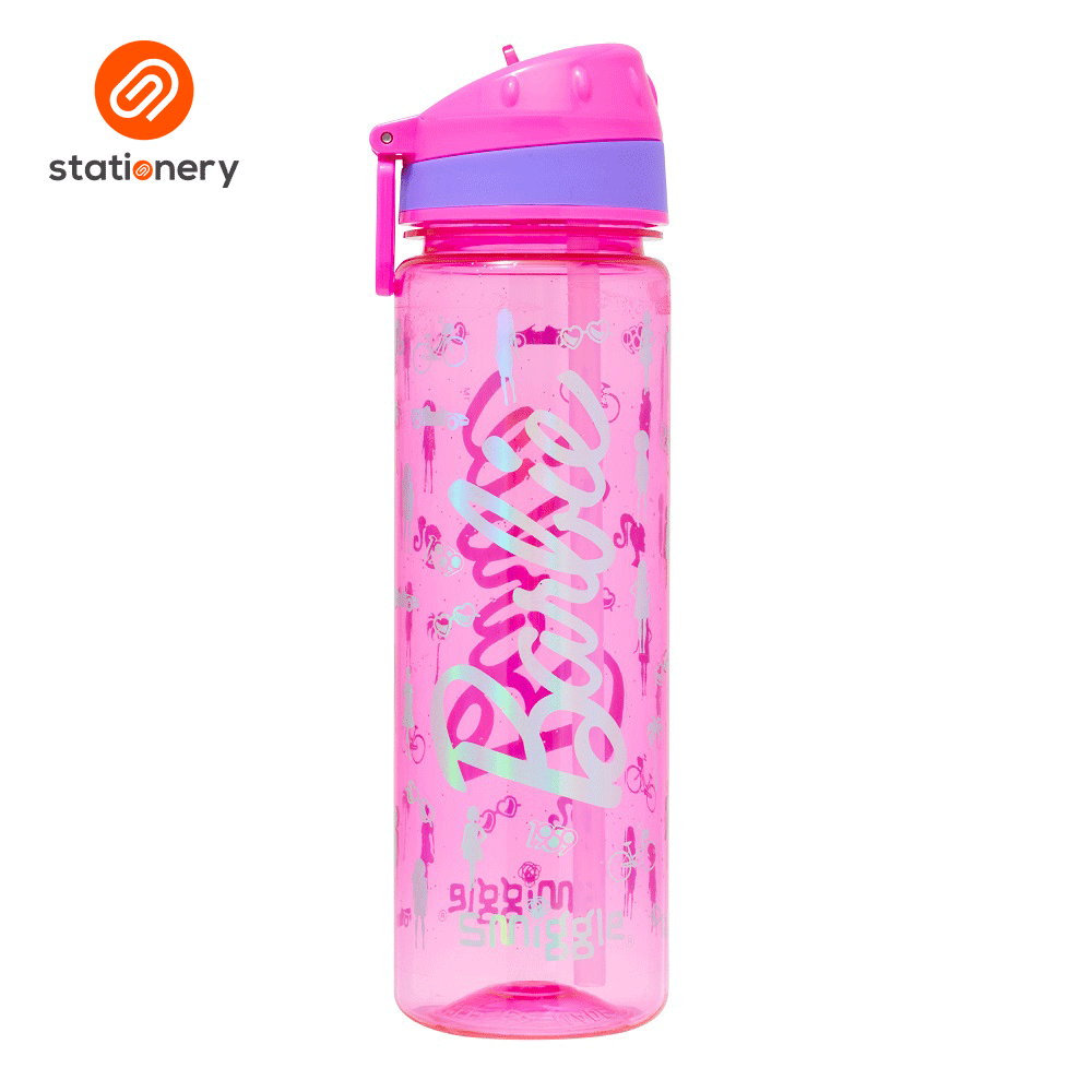 Smiggle Barbie Drink Up Plastic Drink Bottle 650Ml – SM Stationery