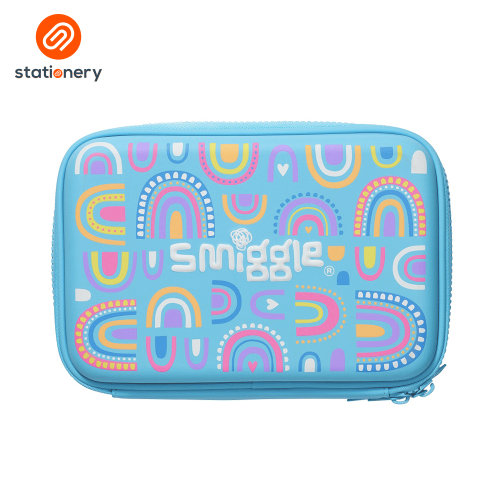 Smiggle Fly High Hardtop Double Up Pencil Case - Blue – SM Stationery