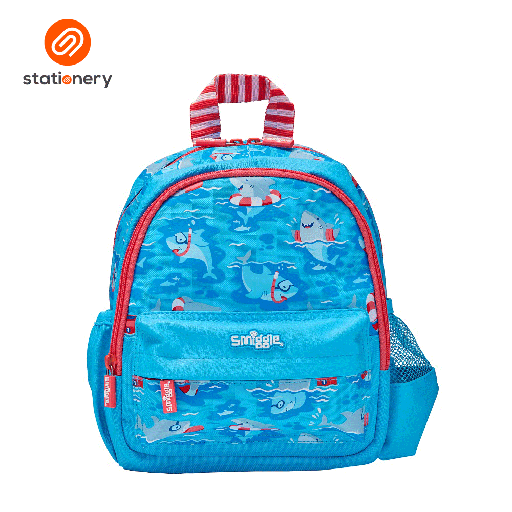 Smiggle Over And Under Teeny Tiny Backpack - Mid Blue – SM Stationery