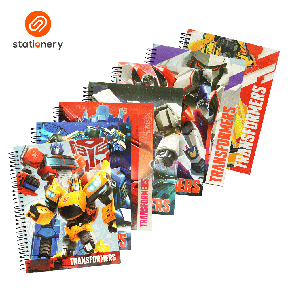 Transformers Spiral Notebook 80lvs Pack of 7 – SM Stationery
