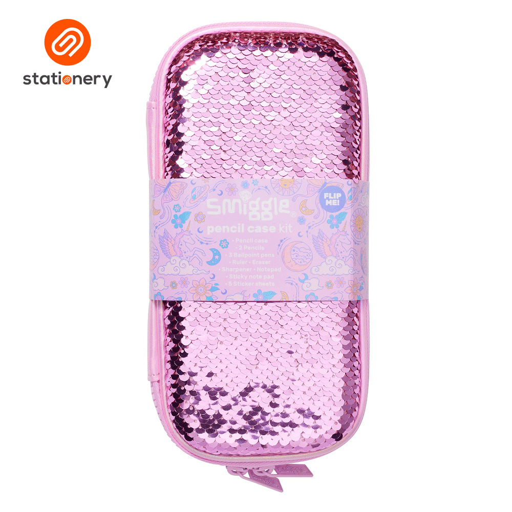 Smiggle Sequins Magic Small Hardtop Stationery Gift Pack - Pink – SM ...
