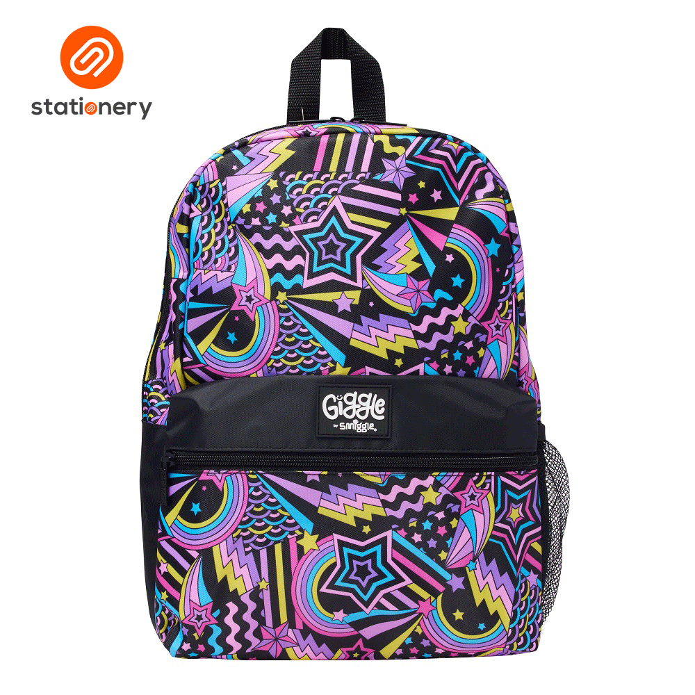 Giggle by Smiggle Backpack - Black Mix – SM Stationery