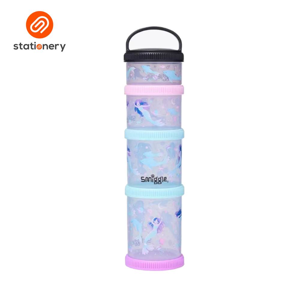 Smiggle Limitless Snack & Stack Containers - Black Mix – SM Stationery