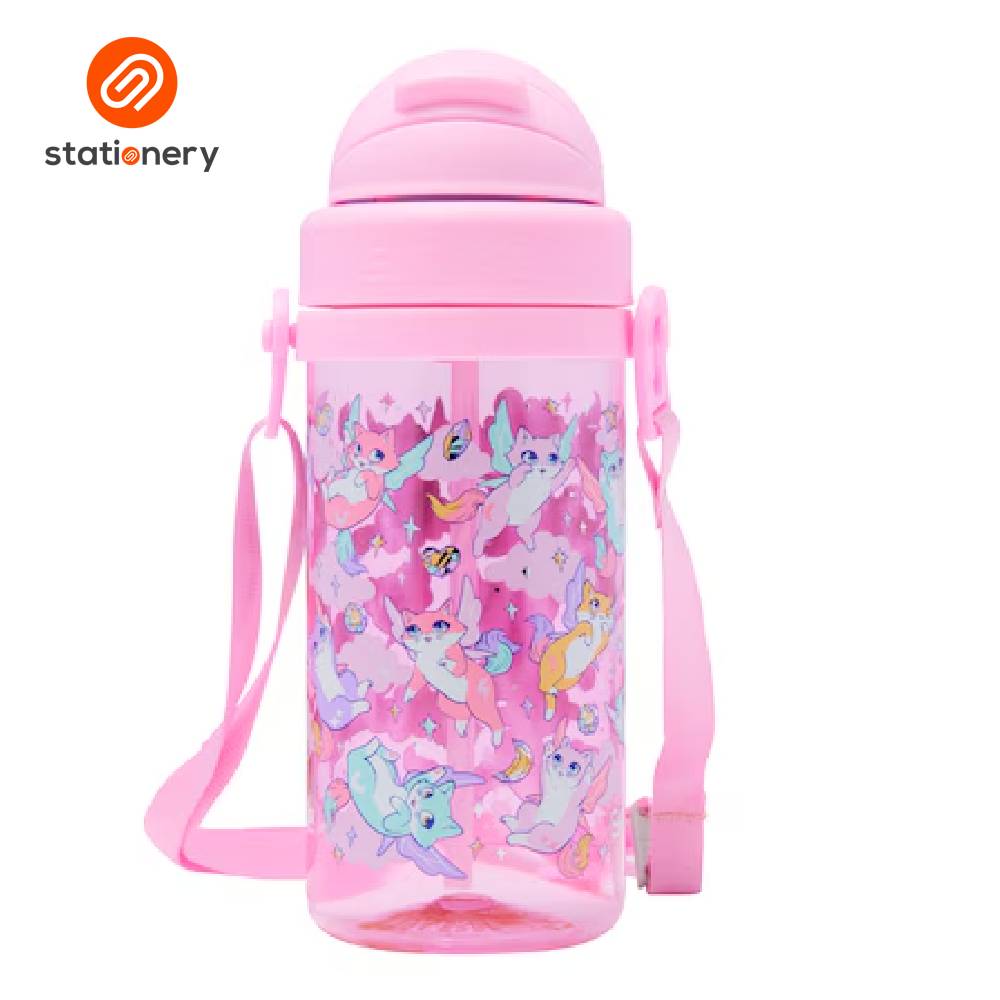 Smiggle Happy Tales Teeny Tiny Plastic Drink Bottle With Strap 400ml ...
