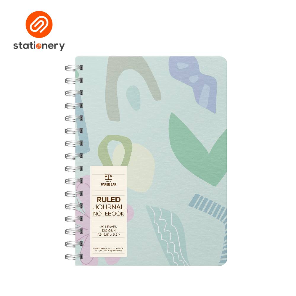 Wonky Shapes Spiral Ruled Journal Notebook A5 – SM Stationery