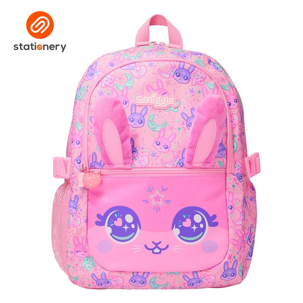 Smiggle All Stars Classic Attach Backpack - Pink – SM Stationery