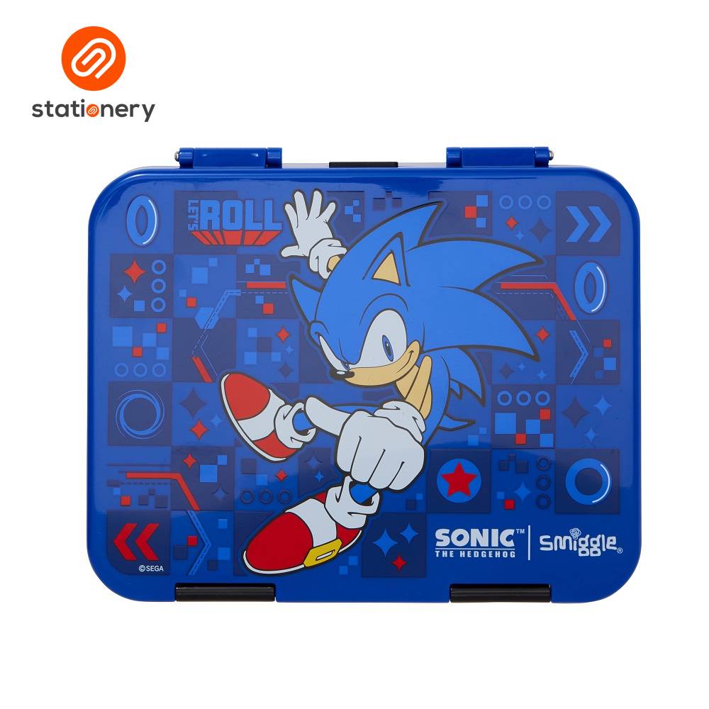 Smiggle Sonic The Hedgehog Medium Bento Lunchbox - Cobalt Blue – SM ...