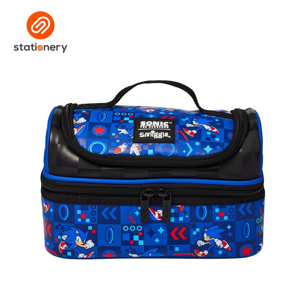 Smiggle Sonic The Hedgehog Double Decker Lunchbox - Cobalt Blue – SM ...