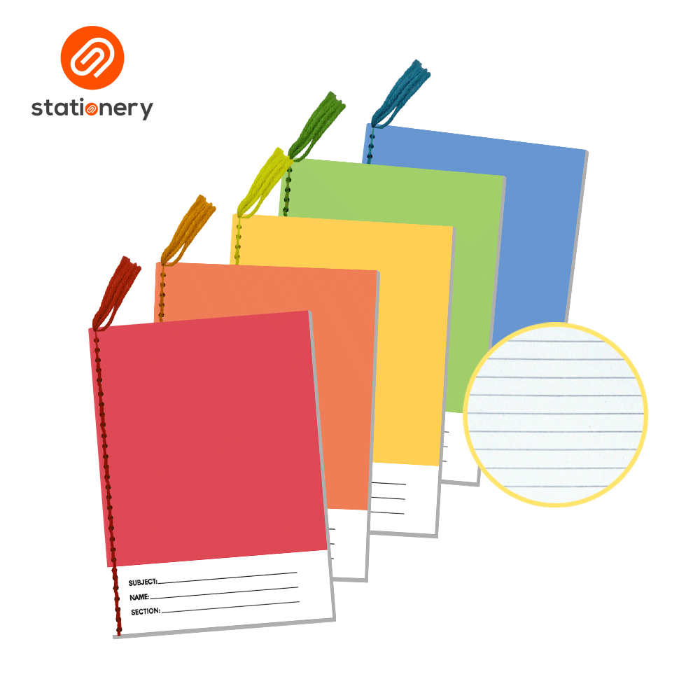 Pastel Colors Yarn Notebook 80lvs Pack of 5 – SM Stationery