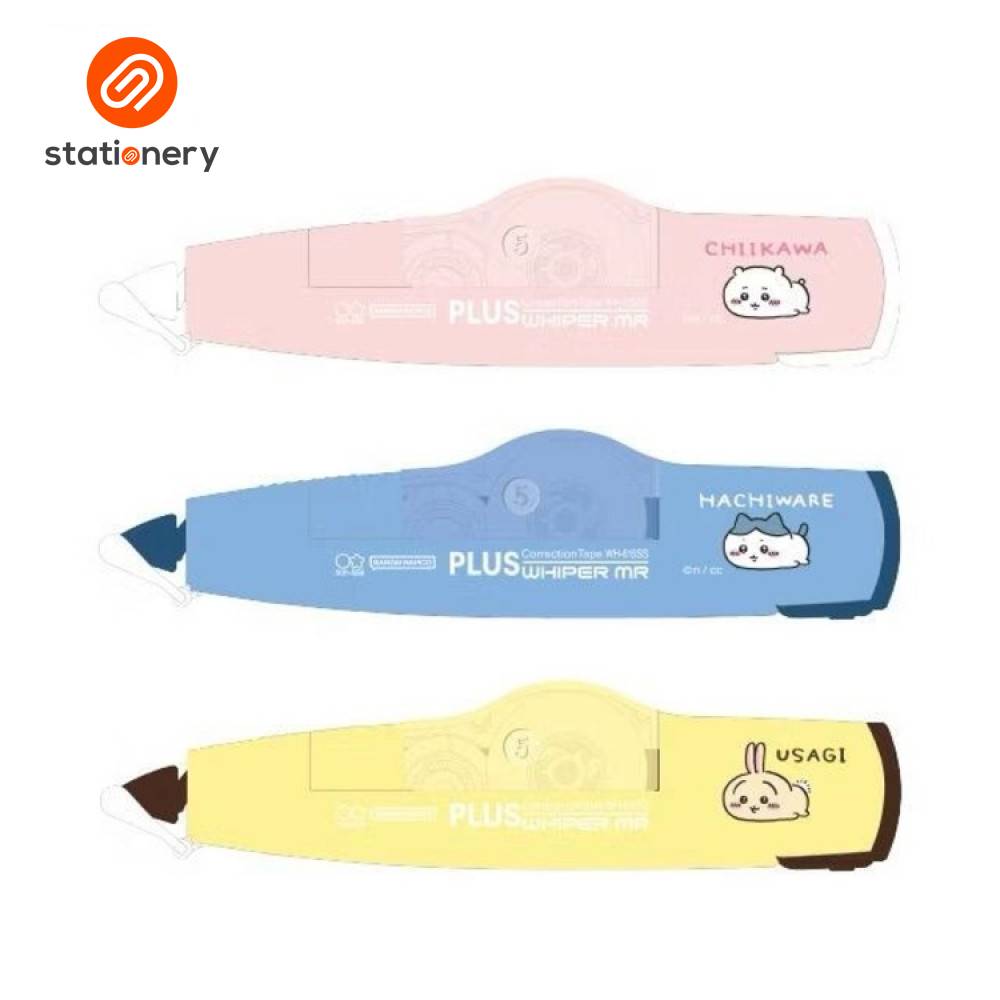 Plus Whiper Mini Roller Correction Tape 5mmx6m - Chiikawa (Assorted pe ...