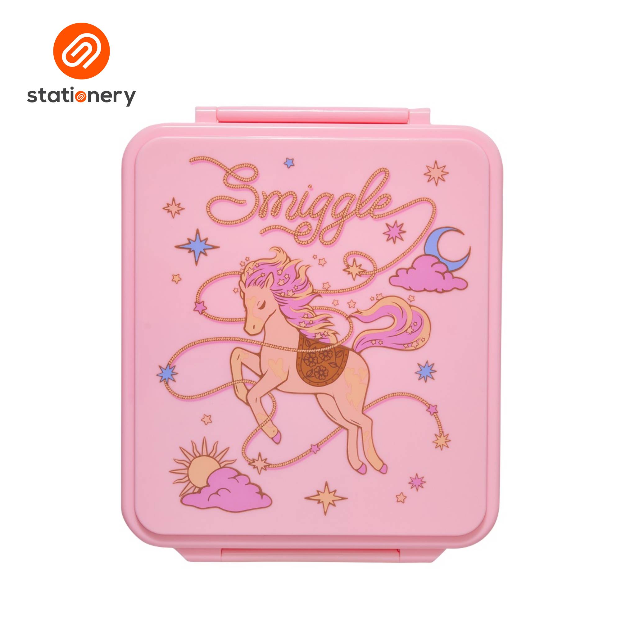 Smiggle Wildflower Bento Lunchbox With Insulated Food Jar - Pink