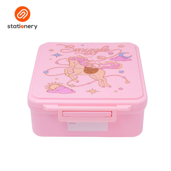Smiggle Wildflower Bento Lunchbox With Insulated Food Jar - Pink