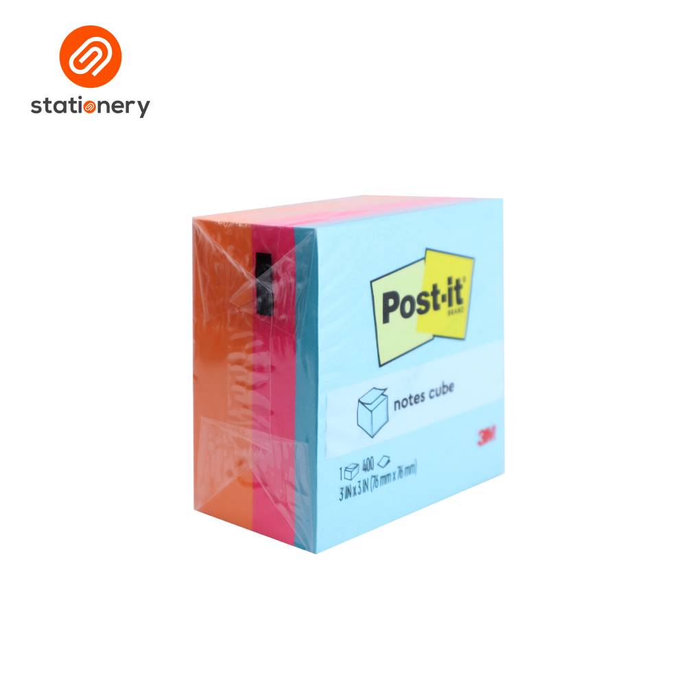 3M Post It Notes 3x3" Colored - 400 Sheets – SM Stationery