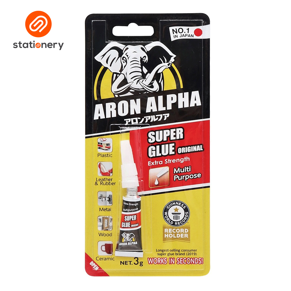 Aron Alpha Super Glue Original 3g – SM Stationery