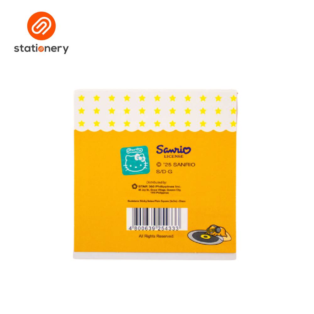 Sanrio Sticky Notes Plain Square - 3x3" – SM Stationery