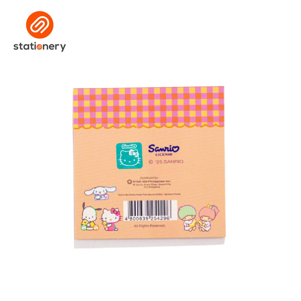 Sanrio Sticky Notes Plain Square - 3x3" – SM Stationery