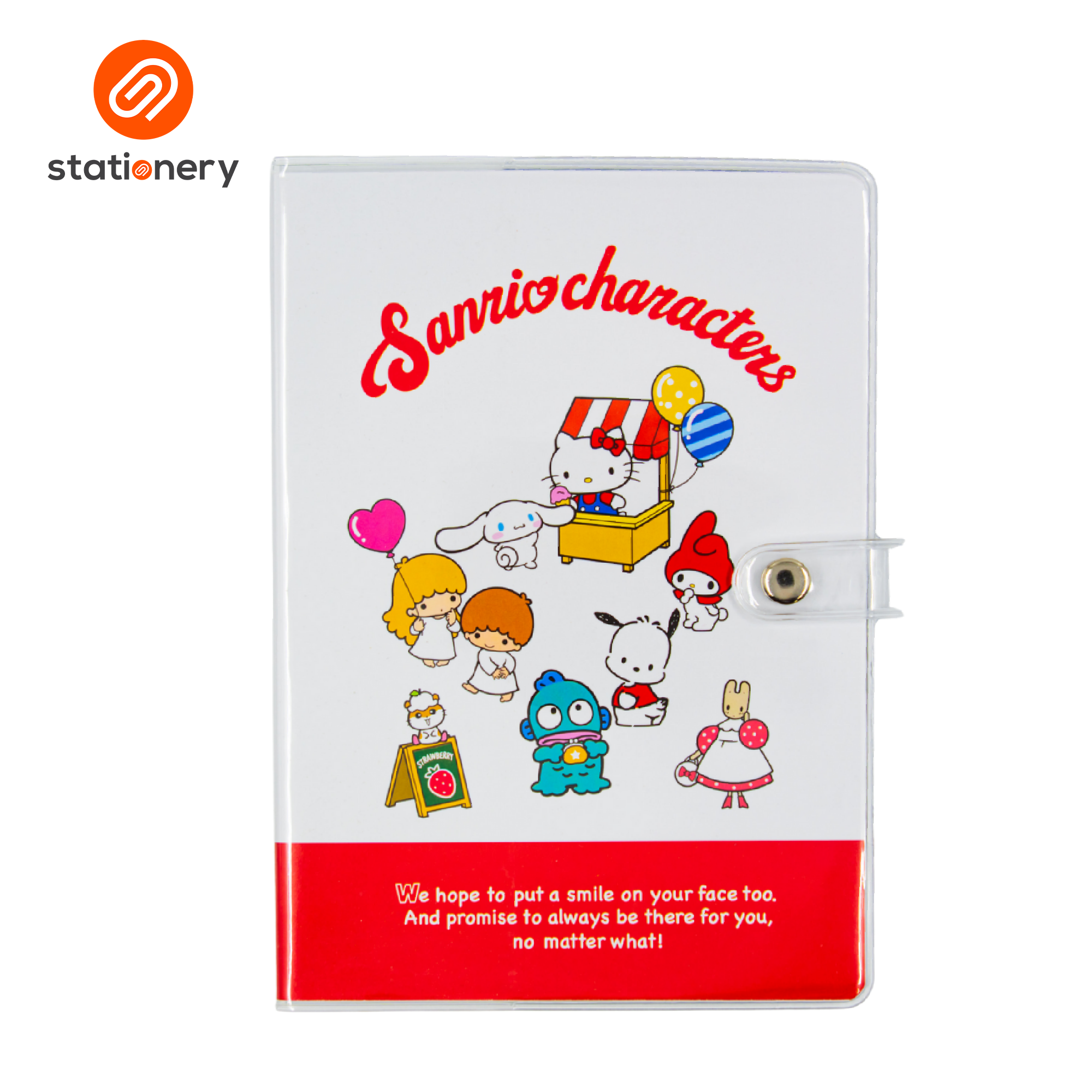 Sanrio Mix Journal Ruled HC w/ Snap Button A5 (148x210mm) - BFF – SM ...