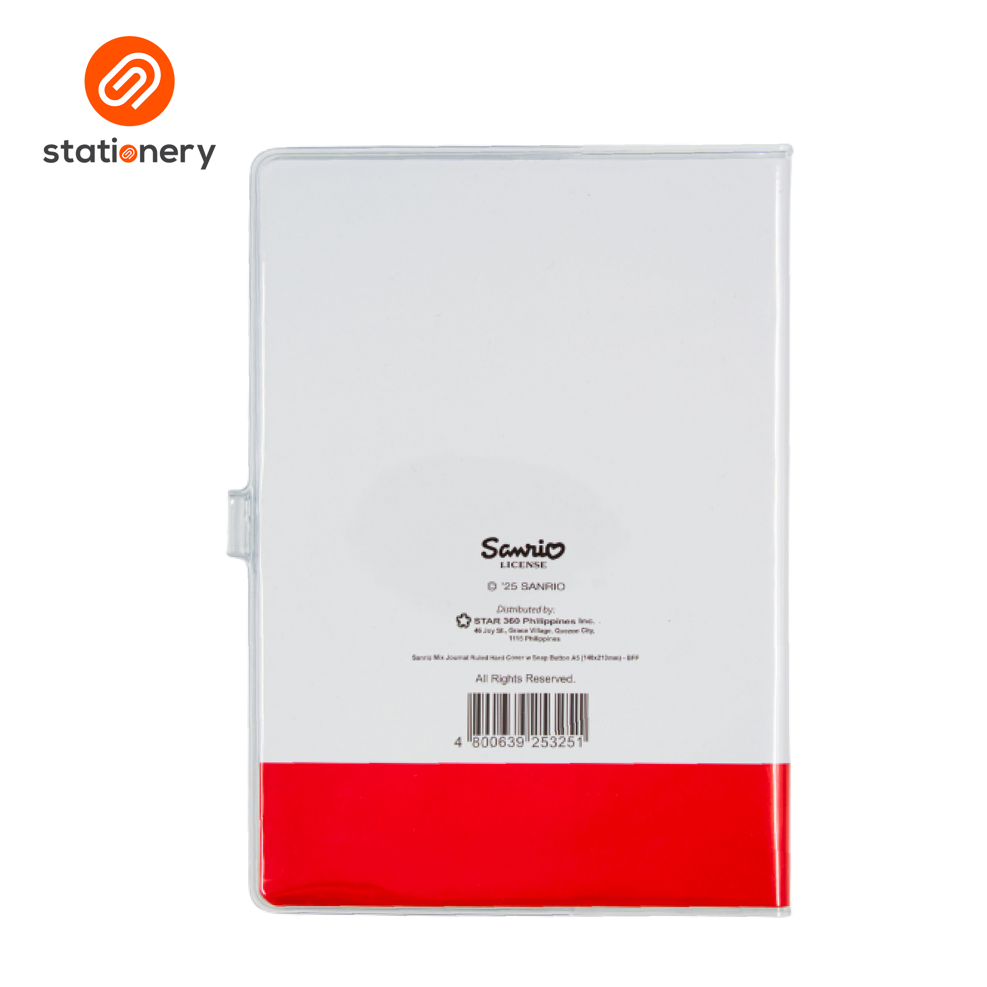 Sanrio Mix Journal Ruled HC w/ Snap Button A5 (148x210mm) - BFF – SM ...