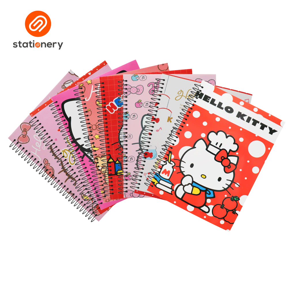 Hello Kitty Spiral Notebook 80lvs Pack of 8 – SM Stationery