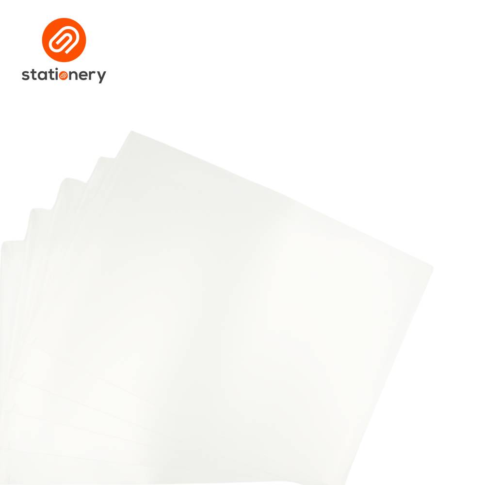 L Type Plastic Single Folder Pack of 5 - A4 – SM Stationery