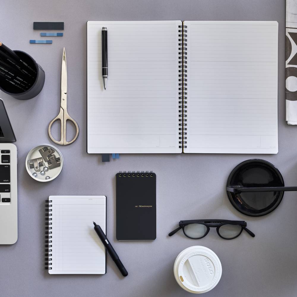 Maruman Mnemosyne N199A Side Spiral Ruled Notebook A4 - 70 Sheets – SM ...