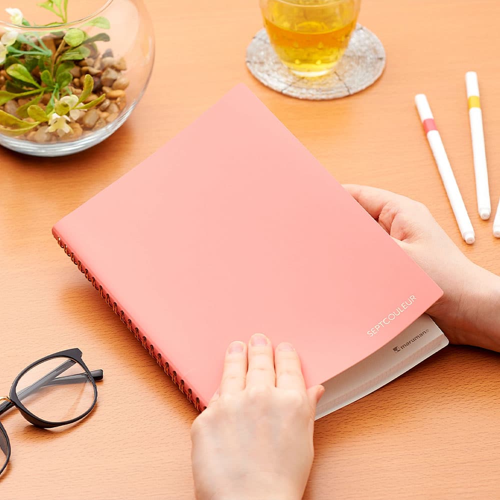 Maruman Septcouleur Notebook PP Double Wire B5 - 80 Sheets – SM Stationery