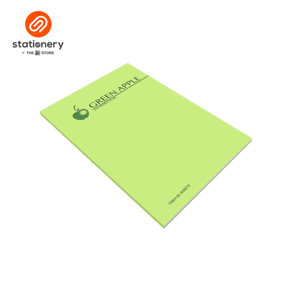 Green Apple Padded Notebook 80lvs – SM Stationery