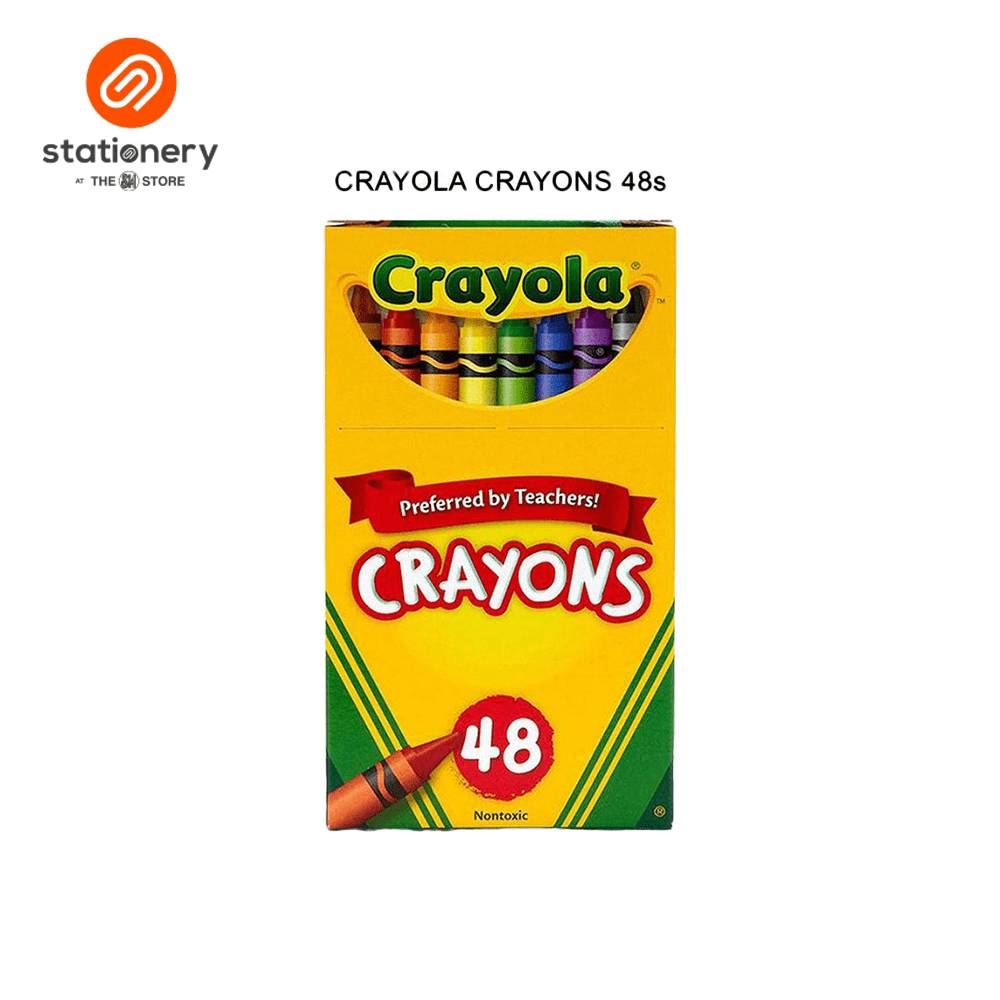Crayola Wax Crayons 48 Colors – SM Stationery