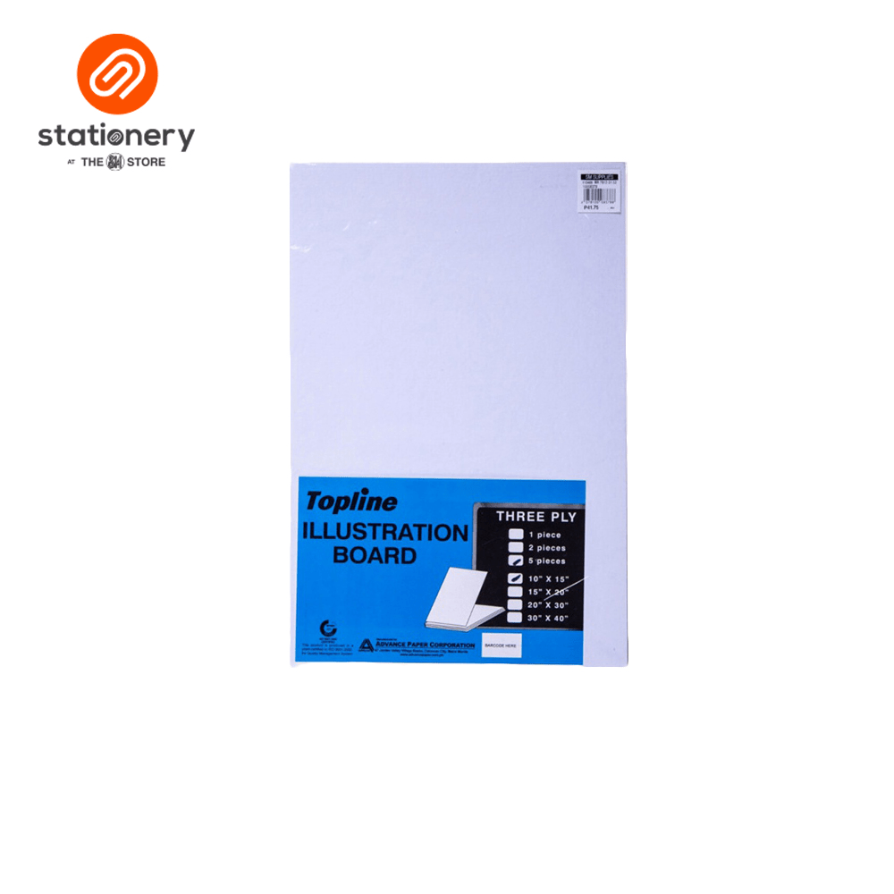 Buy Topline Illustration Board 3-Ply 10X15" | SM Stationery