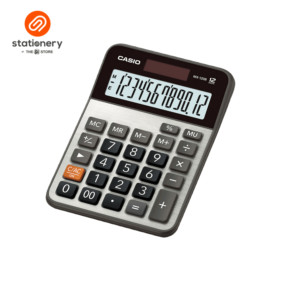Casio Desktop Calculator 12 digits MX120B – SM Stationery