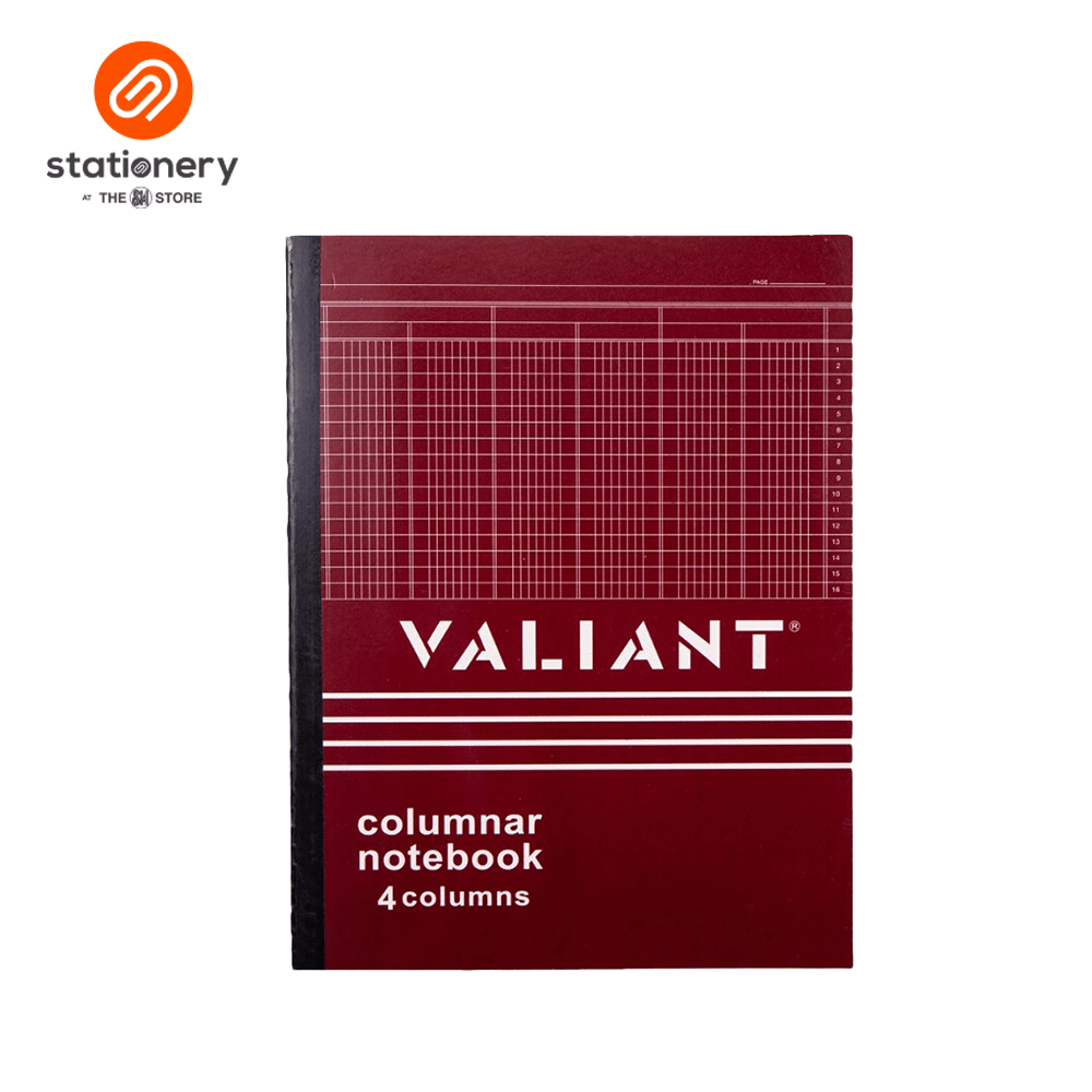 Valiant Columnar Notebook 8.5X11" 50 Leaves – SM Stationery