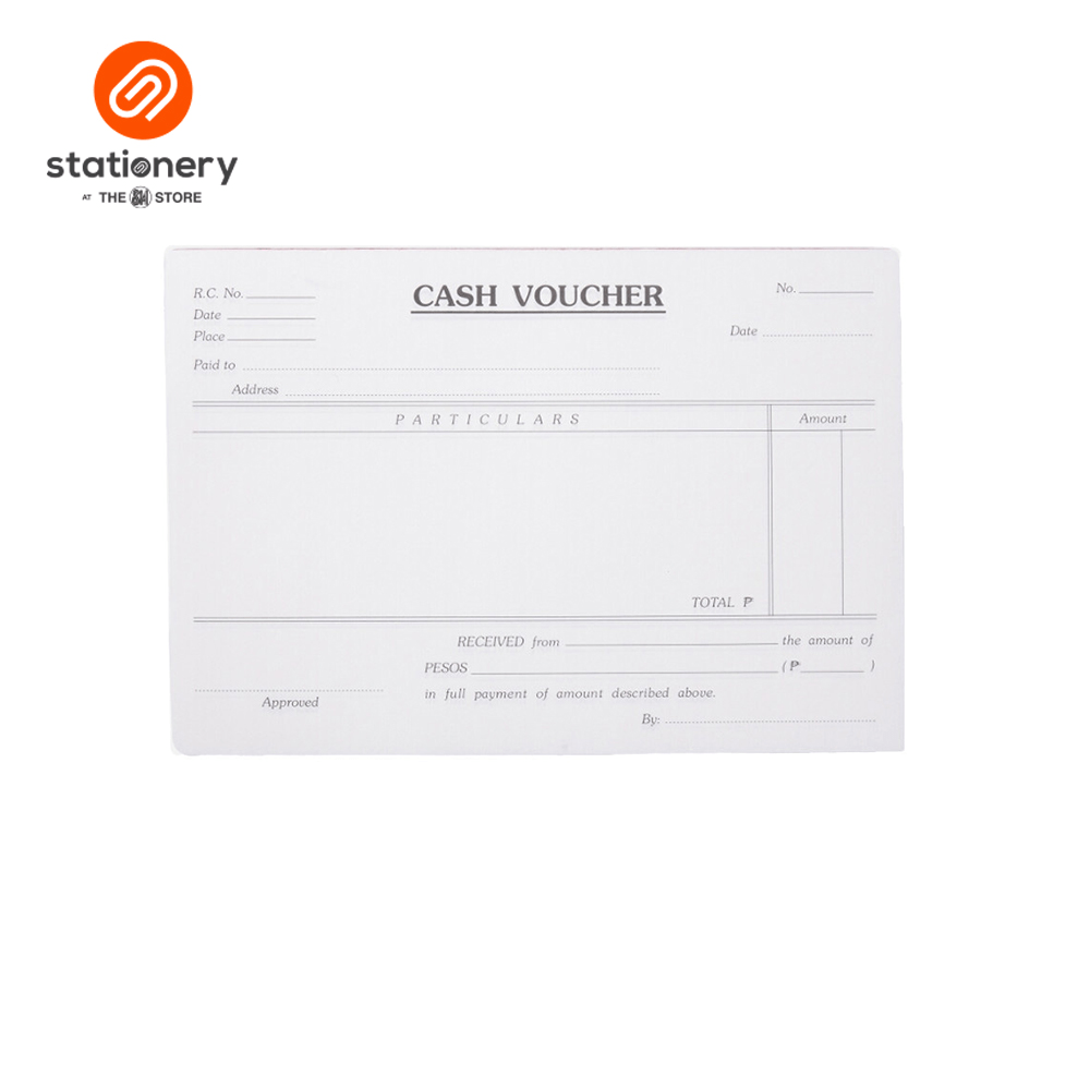 Carbonless Cash Voucher Duplicate 3 Pieces per Pack – SM Stationery