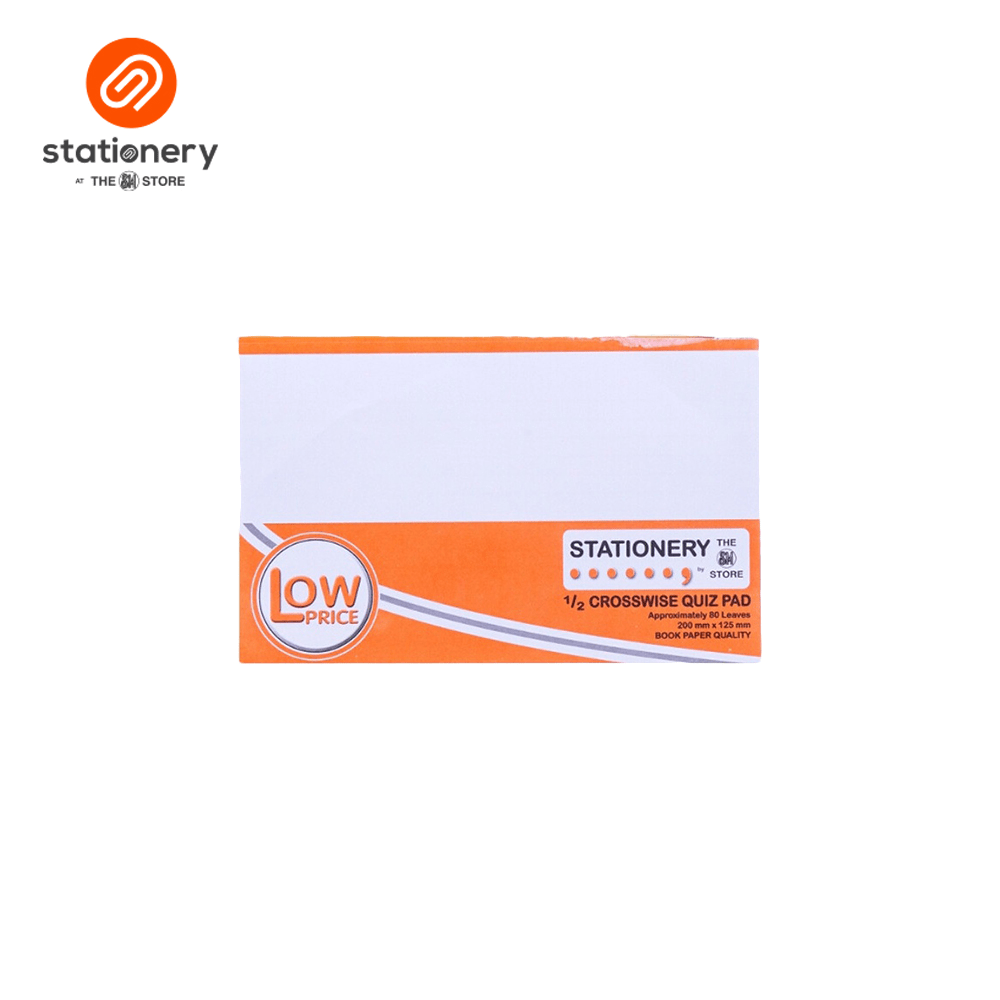 Low Price 1/2 Crosswise 80lvs 2 Pads per Pack – SM Stationery