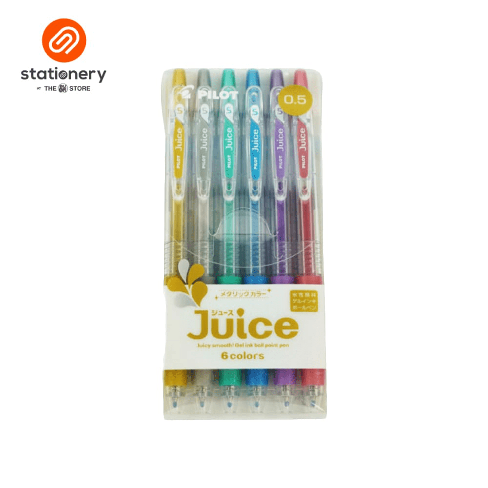 Pilot Juice Gel Pen 0.5mm 6 Colors Metallic – SM Stationery