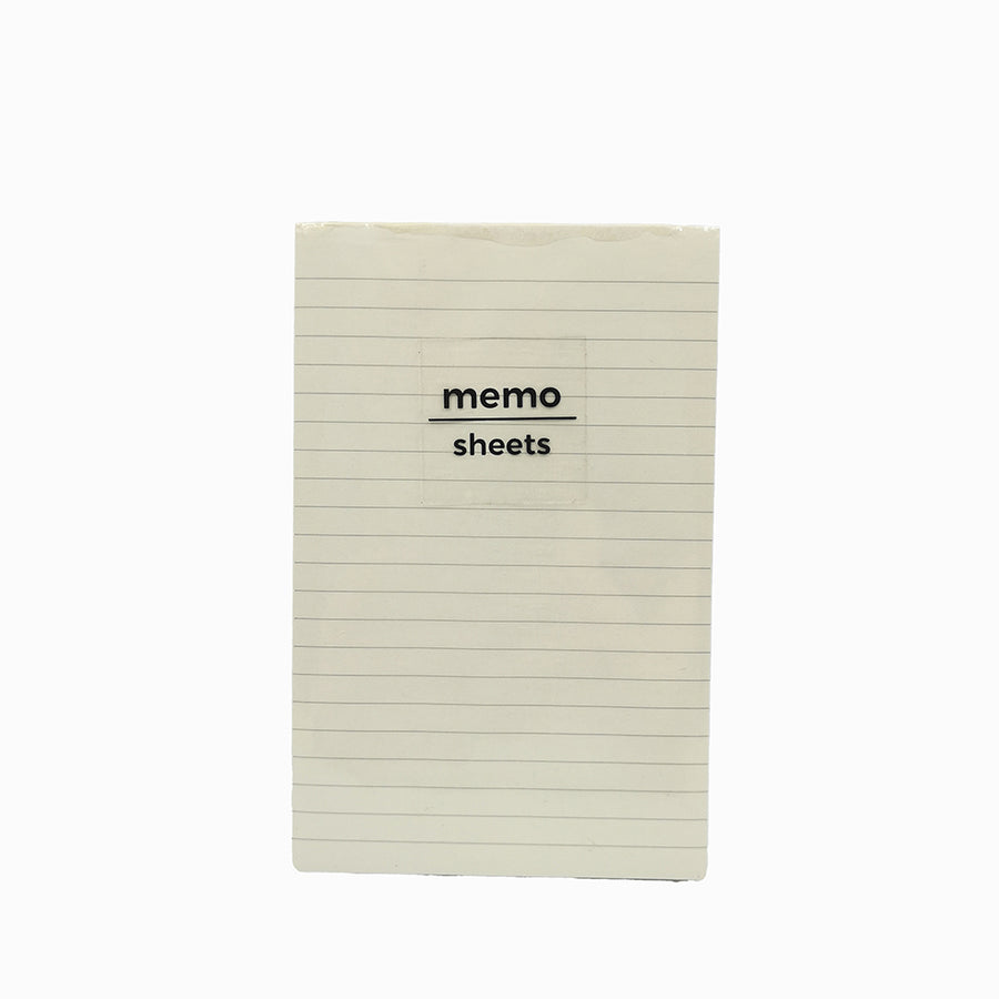 Padded Memo Pad Ruled Cream – SM Stationery