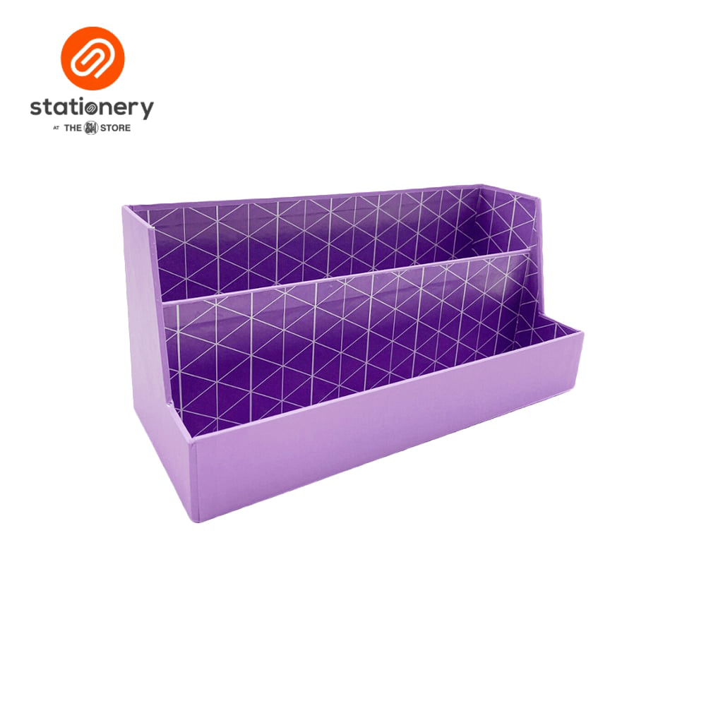 Letter Holder With 2 Divider Geometric Design – SM Stationery