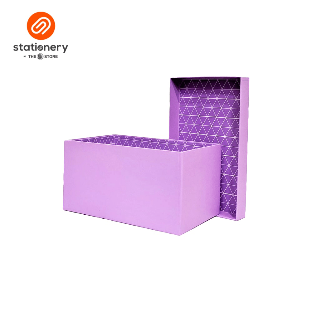 Shoebox Geometric Design – SM Stationery