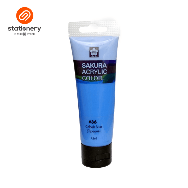 Sakura Acrylic Paint Tubes 75ml - Cobalt Blue #36 – SM Stationery