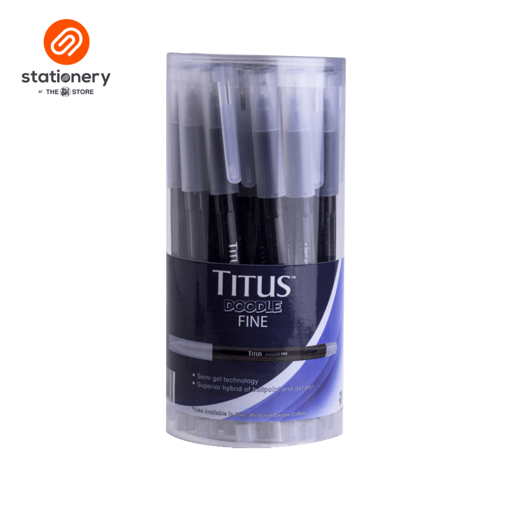 Titus Doodle Ballpen 0.5 Fine pack of 25 – SM Stationery